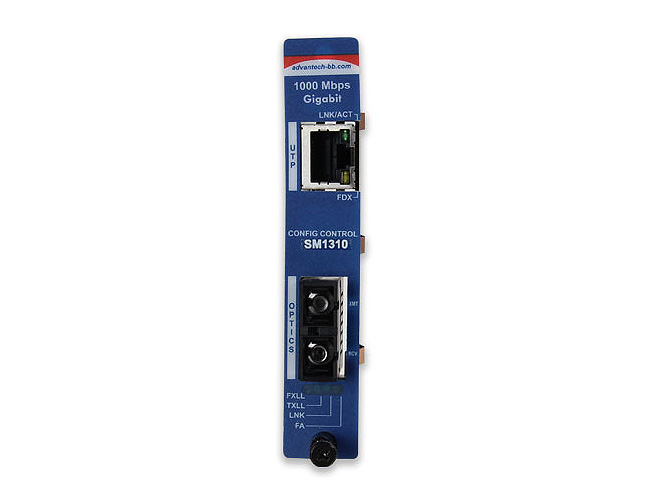 Advantech 850-15522 - *Discontinued* - IMCV-GIGABIT TX/SSLX- SM1550-SC (1550T/1310R) - 1000TX/LX ...