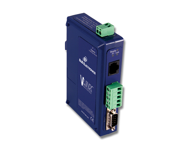 Advantech VESR901 - VLINX, 1 port, DB9, ESS, DIN, CU ethernet - DIN ...