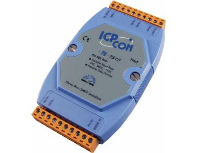 ICP DAS I-7513 - Three-Way Isolated RS-485 to 3-port RS-485 Hub. Expands RS-485 Network up to ...