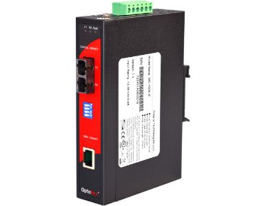 Antaira IMC-100A-M - *Discontinued* - 10/100TX To 100FX Industrial Media Converter, Multi-Mode ...