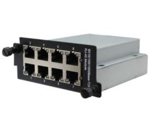 ORing SWM-80GT - Industrial 8-port Gigabit Ethernet switch module with ...